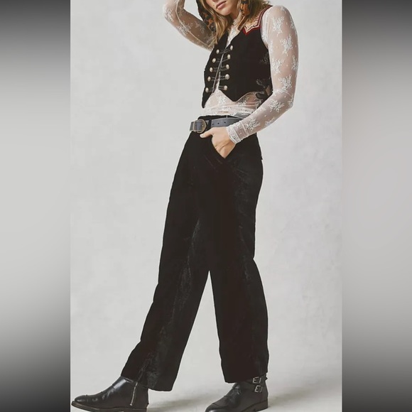 Free People | Jackets & Coats | Free People Sign Of The Times Black ...